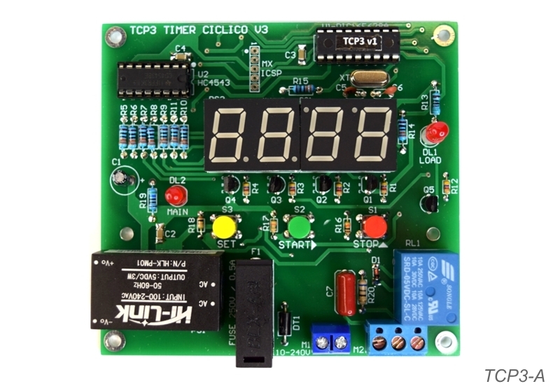 TCP3 Programmable Cyclic Timer - TCP3 Timer Ciclico Programmabile